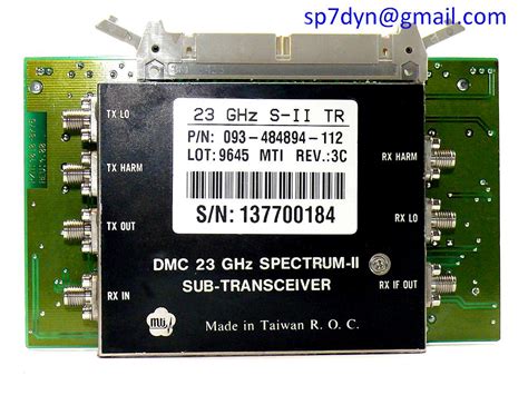 23ghz Rx Tx Module Dmc Sp7dyn