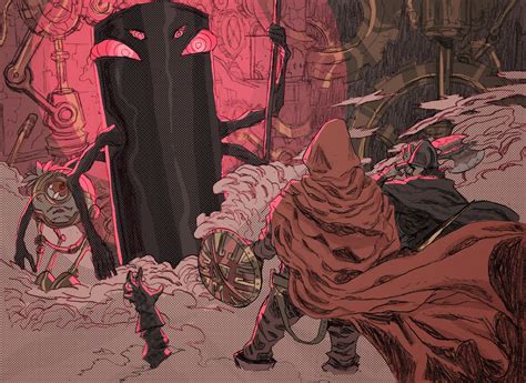 Art Some Art I Got Commissioned For A Classic Modron Themed Dungeon I