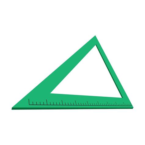 Triangle Ruler Cartoon Icon 14152849 Vector Art At Vecteezy