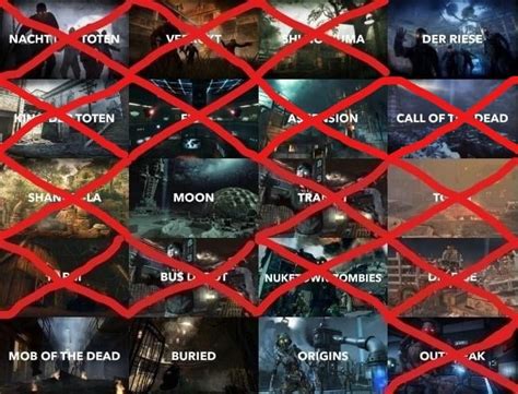 Call Of Duty Zombies Elimination Game 25th Round Vote For Your Least Favorite Zombies Map In