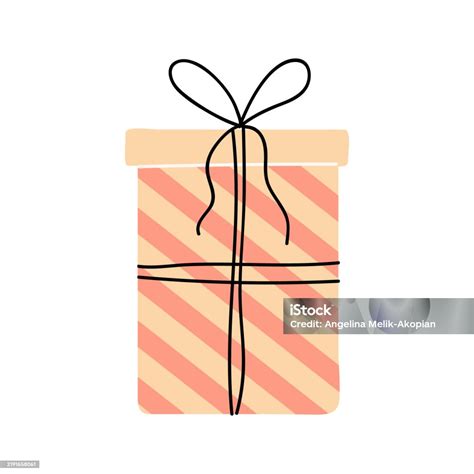 파스텔 줄무늬와 특별한 날을 위한 리본으로 감싼 다채로운 선물 상자 관대함에 대한 스톡 벡터 아트 및 기타 이미지 관대함 놀라움 놀이 Istock