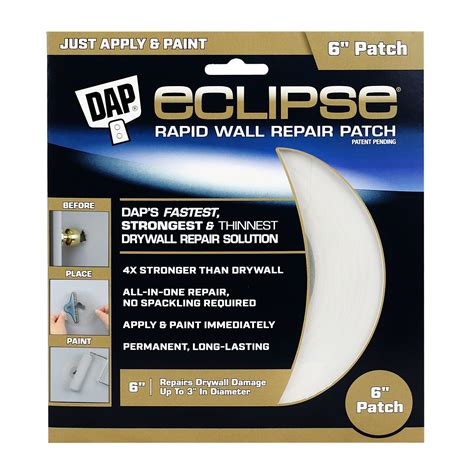 Dap Eclipse Wall Repair Patch 6 7079809166 Dap Industrial Shed