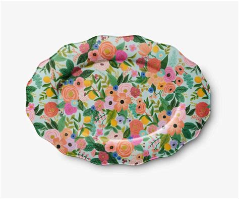 Garden Party Melamine Platter Rifle Paper Co Iris Ts And Décor