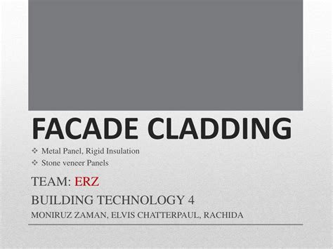 Ppt Facade Cladding Powerpoint Presentation Free Download Id2222875