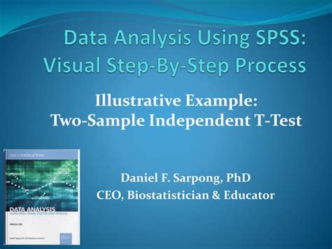 Data Analysis Using Spss For Two Sample T Test Tutorial Ppt