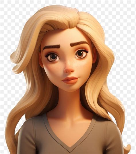 PNG Blonde Female Cartoon Adult Free PNG Rawpixel