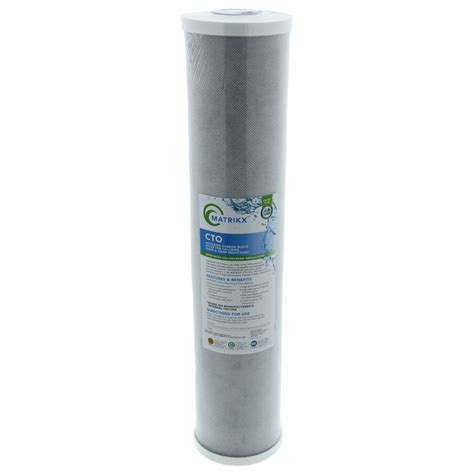 Filtrex Technologies Filtrex Matrikx Cto 20 Bb Carbon Block Filter 5
