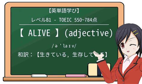 【英単語】aliveを徹底解説！意味、使い方、例文、読み方