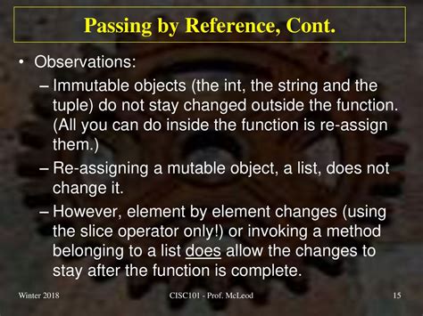 CISC101 Reminders Slides Have Changed From Those Posted Last Night