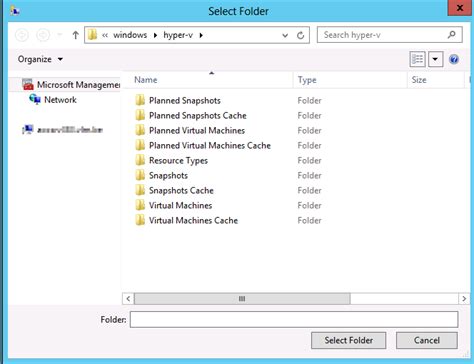 Remote File Browsing Issue In Windows Server 2012 Hyper V Leaves Results Pane Empty Workaround