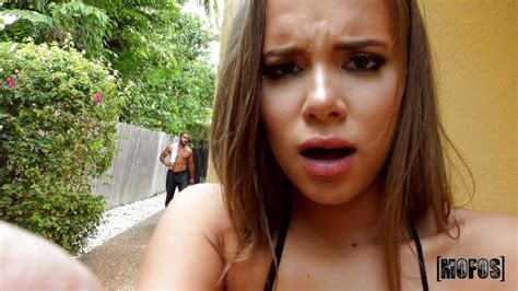 Christen Courtney In Hoodie Chick Blows Her Guy In A Coffee Shop Hd