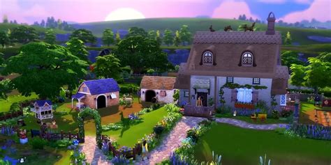 Game thủ The Sims flex nhà phòng ngủ với vườn nho và nhà kính GAMELADE