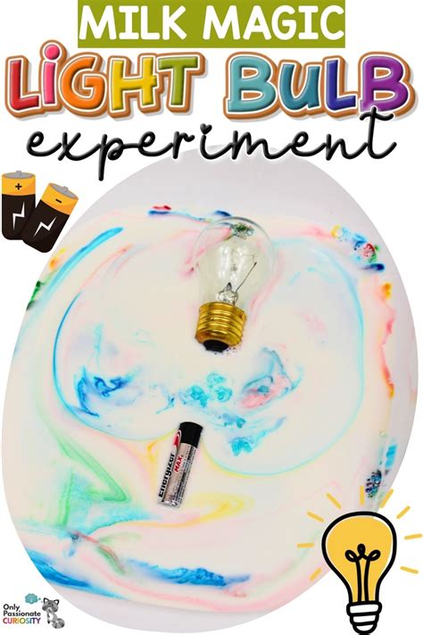 The Magic Milk Lightbulb Experiment Science Fun For Homeschoolers