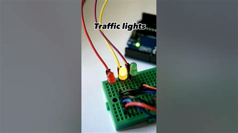 How To Make A Diy Traffic Lights Using Arduino Unoshorts Viralshorts Arduino Youtube