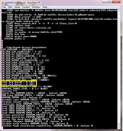 Pinmux Setting Problem With BeagleBone Black When Using QNX RTOS Processors Forum Processors