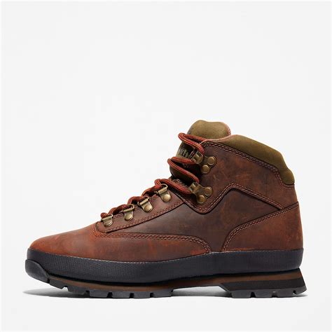 Mens Euro Hiker Leather Boots Brown Timberland Us