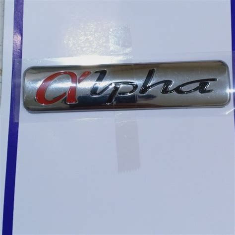 Jual Emblem Alpha Suxuki Xl7 Shopee Indonesia