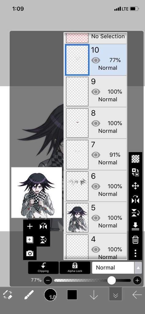 Kokichi Ouma Crying Sprite Edit Danganronpa Amino