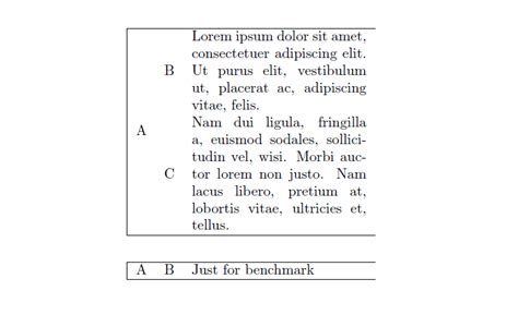 Tables Centre Cell Vertically In Tabularx Across Multiple Multiline Rows Tex Latex Stack