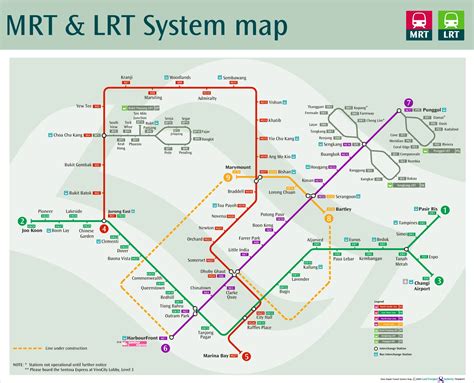 Singapore Metro Map Subway Mapsof Net