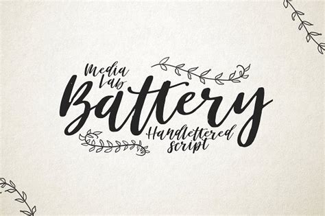 Battery Font Free Font