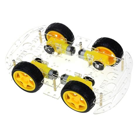 Jual Robot Smart Car Chassis Diy Kit Rangka Mobil Pintar Arduino Smart