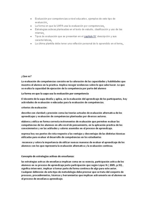 Tipos De Evaluacion Pdf Evaluación Aprendizaje