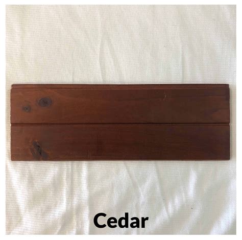 White Stain For Cedar Bed