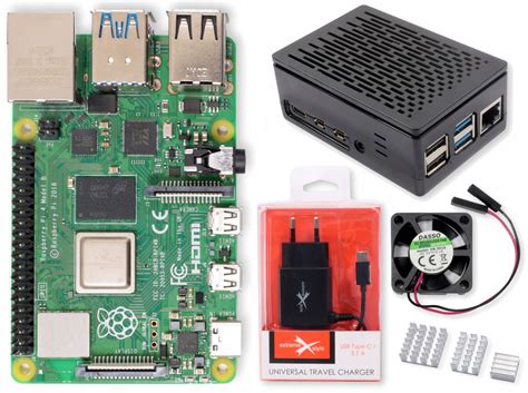 Zestaw Raspberry Pi B GB WIFI LAN z akcesoriami chłodzenie aktywne Sklep Opinie Cena w