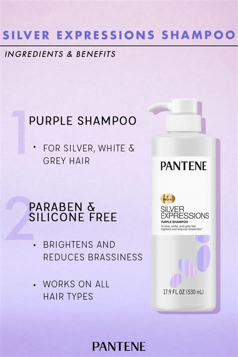 Pantene Silver Expressions Purple Shampoo And Hair Toner Pro V For