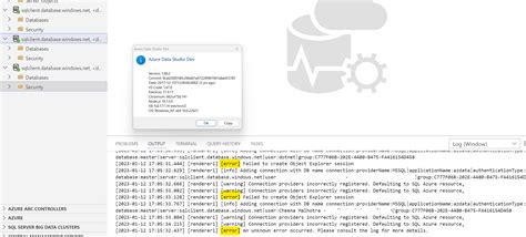 Object Explorer Node Gets Stuck Randomly Issue 21500 Microsoft