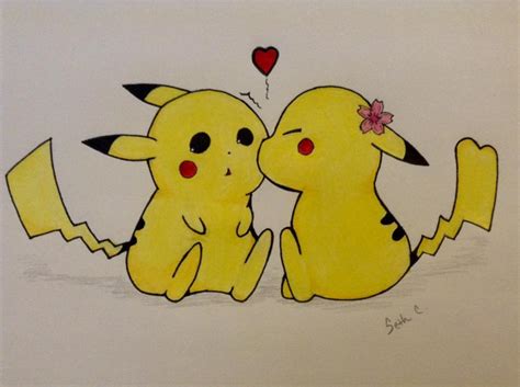 Pikachu Love By Seth Lionhe Art On Deviantart