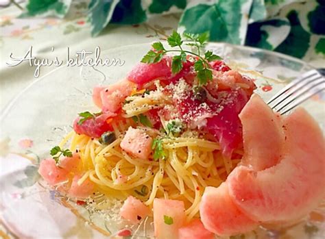 桃と生ハムの冷製パスタ♡ By はらぺこあゆ 【クックパッド】 簡単おいしいみんなのレシピが396万品