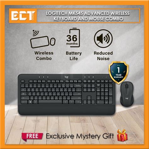 Logitech Mk545 Advanced Wireless Keyboard And Mouse Combo For Business Shopee Malaysia