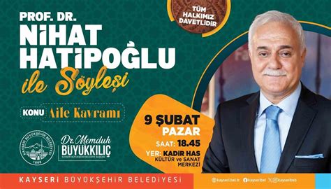 Kayseride Prof Dr Nihat Hatipoğlu Konuşması 2025 Aile Yılı