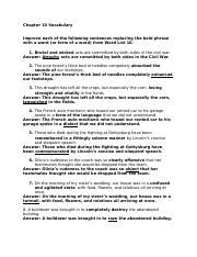 Chapter 10 Vocabulary Assignment Doc Chapter 10 Vocabulary Improve