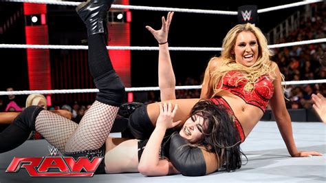 Paige Vs Charlotte Wwe Womens Championtitel Match Raw 20 Juni 2016 Youtube