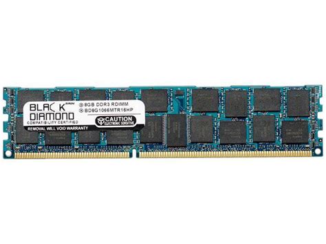 Black Diamond Memory 8gb 240 Pin Ddr3 Sdram System Specific Memory
