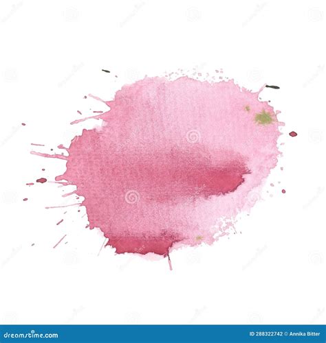 Painted Watercolor Blob In Red Stock Illustration Illustration Of Painted Watercolor Blob In Red Stock Illustration Illustration Of