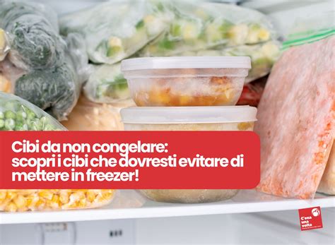 Cibi Da Non Congelare Cosa Evitare Di Mettere In Freezer Cena Una Volta