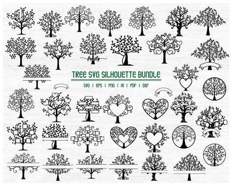 Árbol Svg Bundle árbol De La Vida Svg árbol Svg árbol Etsy México