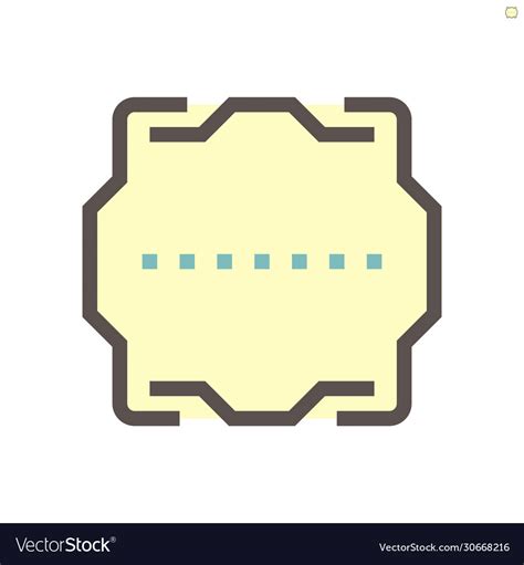 Computer Chip Processor Socket Cover Icon Design Vector Image