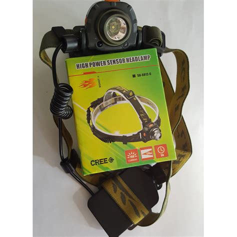 Sensor Headlamp Sports Sports And Games Equipment On Carousell