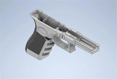 Glock 17 Generation 3 Pistol Frame Badjob