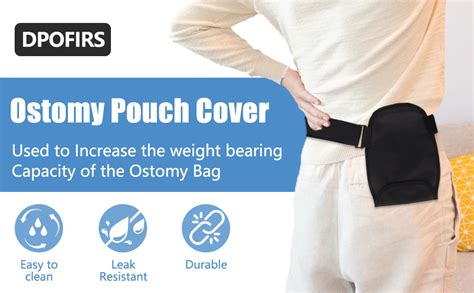 Ostomy Bag Cover Colostomy Bag Cover Waterproof Adjustable Portable