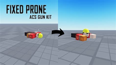 How To Fix Prone In ACS Gun Kit Roblox Studio YouTube