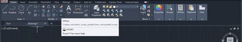Offset In Autocad Professional Drawing Work For Beginners