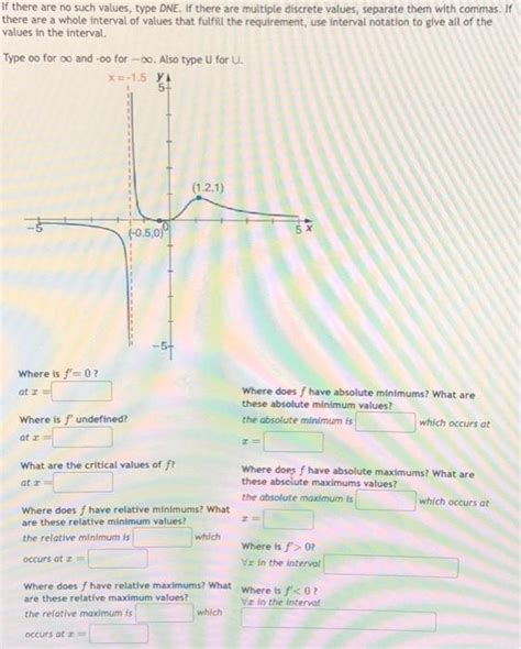Solved If There Are No Such Values Type Dne If There Are