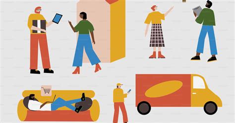 Pessoas Trabalhando Relaxando E Usando Tecnologia Vetor Imagem