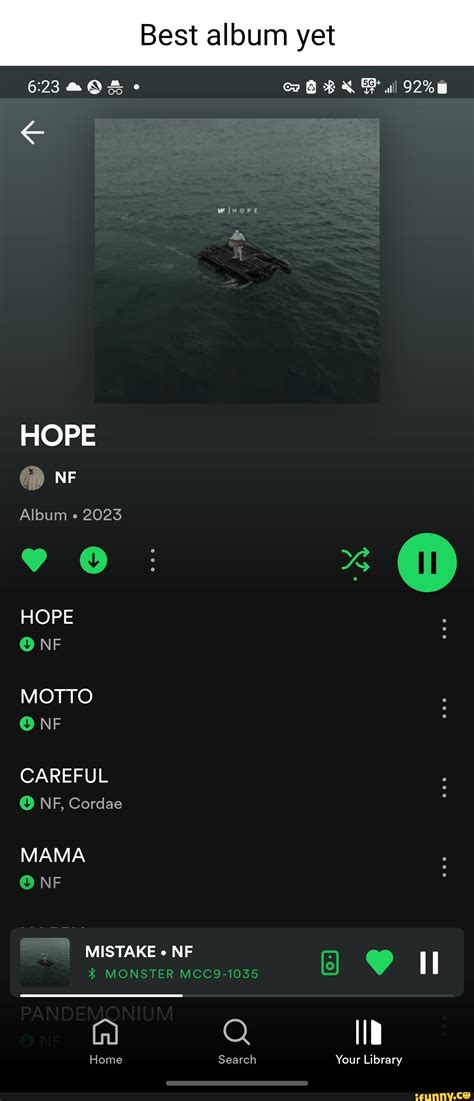 Best Album Yet 92 Hope Nf Album 2023 Hope Nf Motto Nf Careful Nf